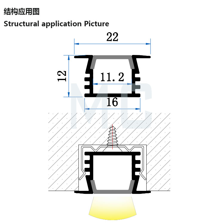 silicone Square LED Aluminium Profile with Lens - Buy silicone LED ...